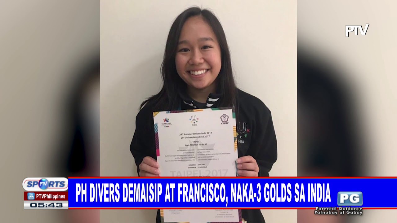 PH diving team snags 3 gold medals in Indian tilt - PTV News