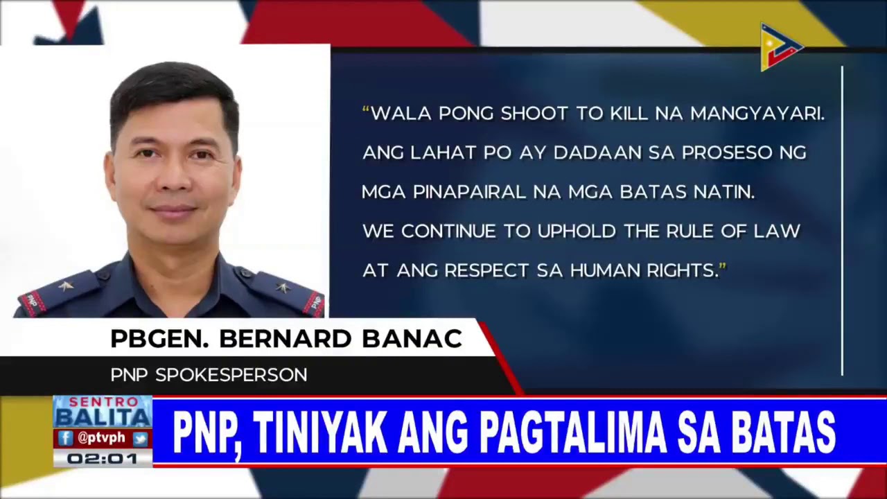 PNP clarifies PRRD “shoot-to-kill” order - PTV News