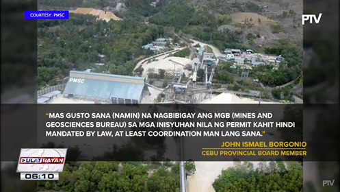 Cebu officials unaware of dolomite extraction for Manila Bay rehab ...