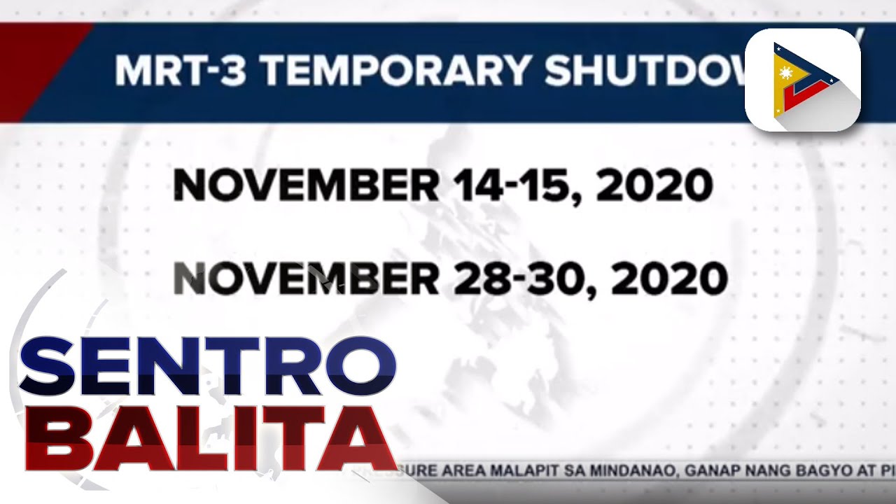 MRT-3 weekend shutdown to push through - PTV News