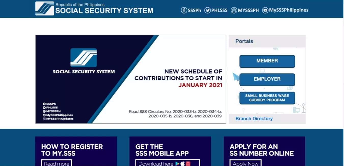 SSS online services resume operations, as the system maintenance of its ... SSS online services resume operations, as the system maintenance of its ...