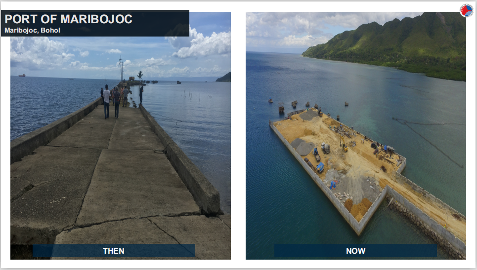 Port of Maribojoc in Bohol (Photo courtesy of DOTr) - PTV News