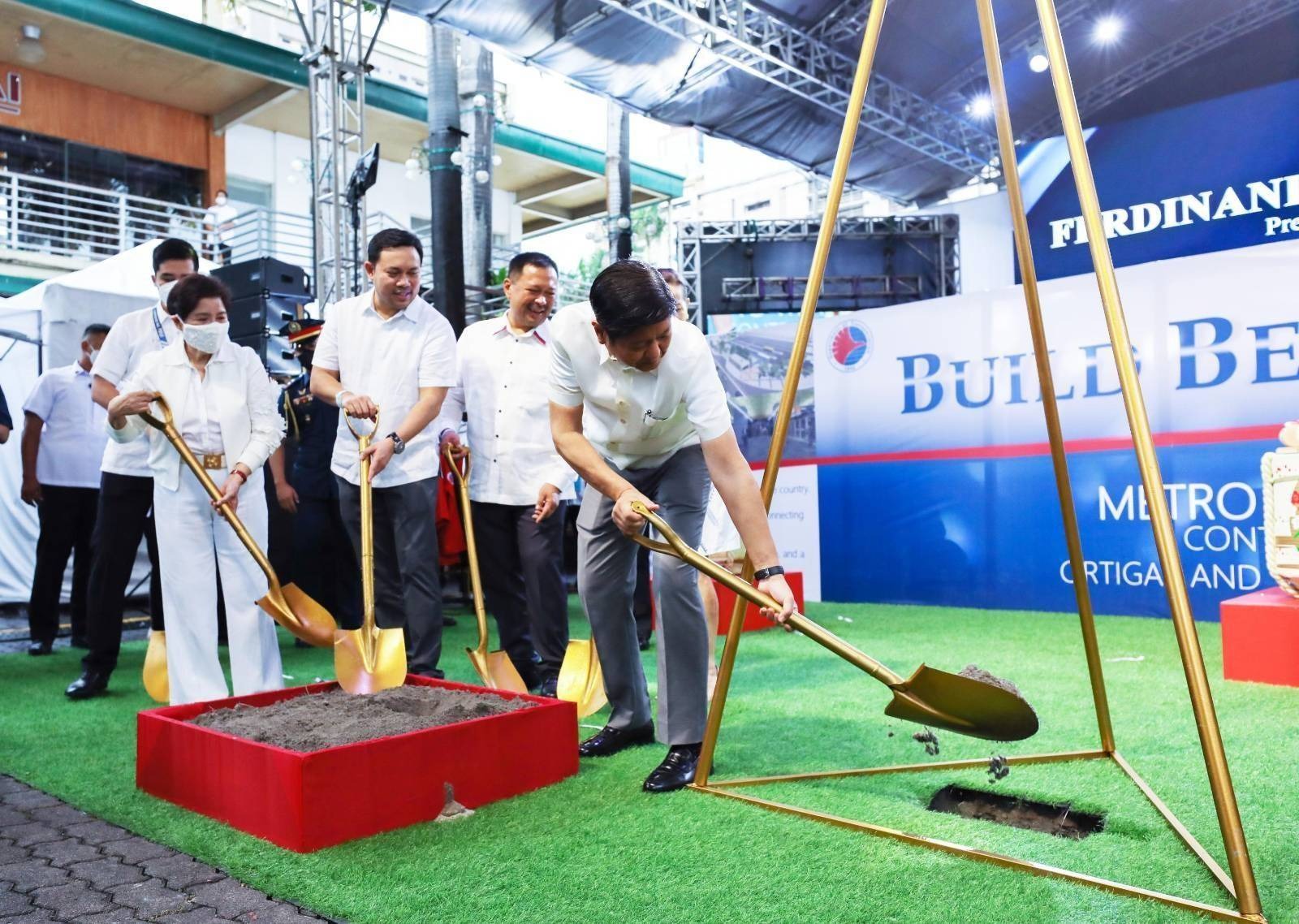 Pres. Marcos Jr. led the groundbreaking ceremony of Metro Manila Subway ...