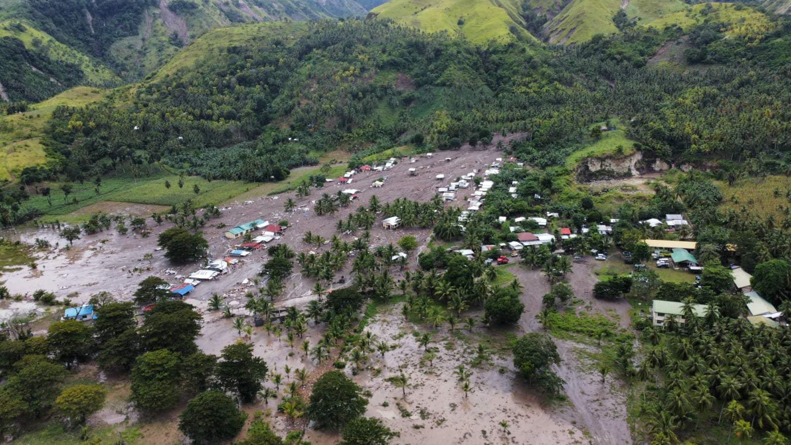 Aerial view of Brgy. Kusiong in Datu Odin Sinsuat, Maguindanao del ...