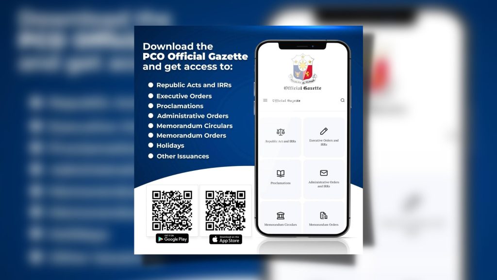PCO launches Official Gazette mobile app - PTV News