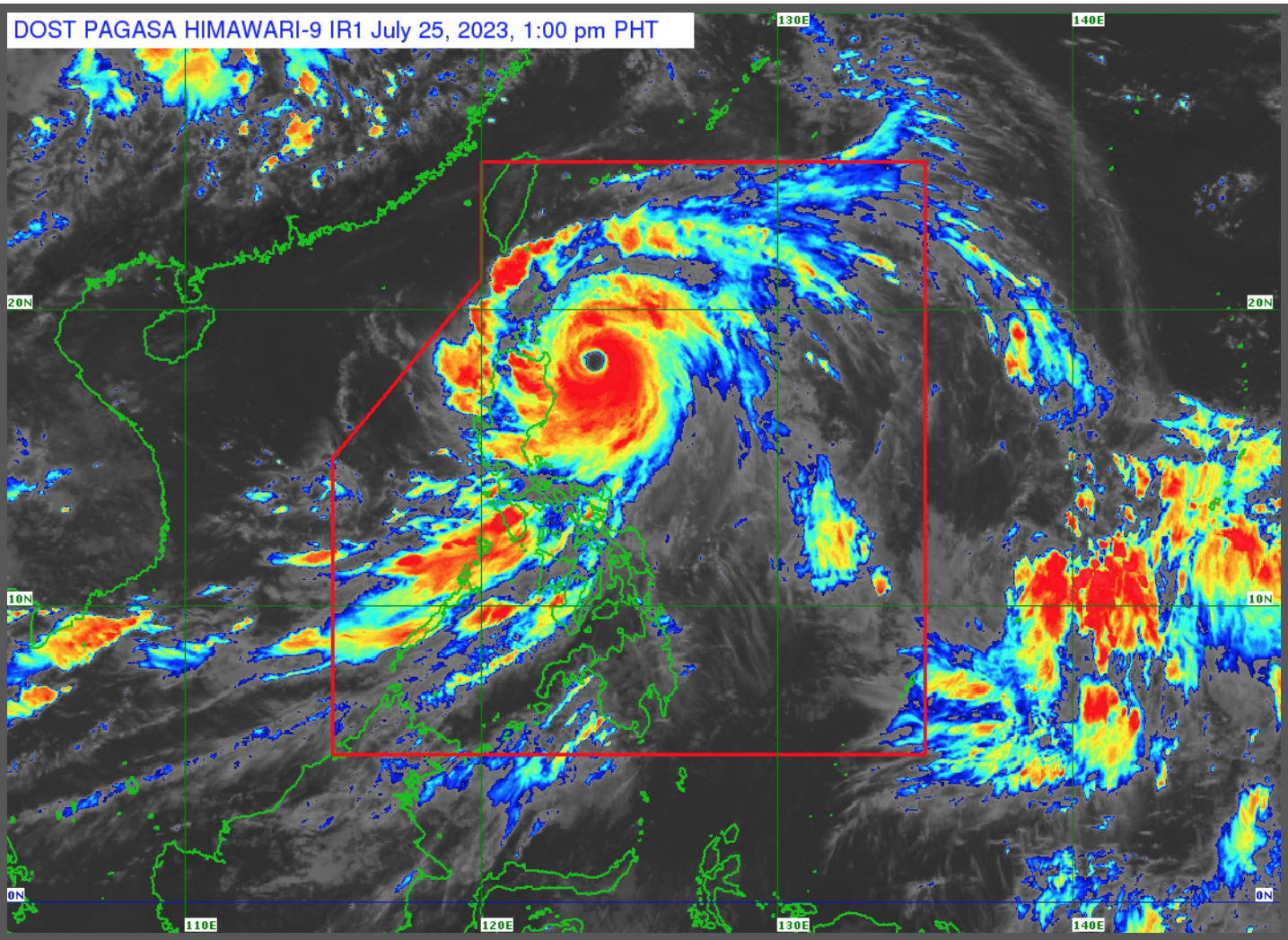 Super Typhoon ‘Egay’ keeps strength, Signal No. 5 hoisted over Camiguin Island - PTV News
