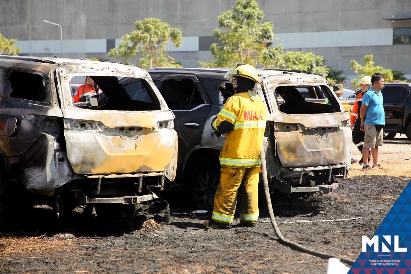 BFP probing cause of fire at NAIA parking lot – MIAA - PTV News