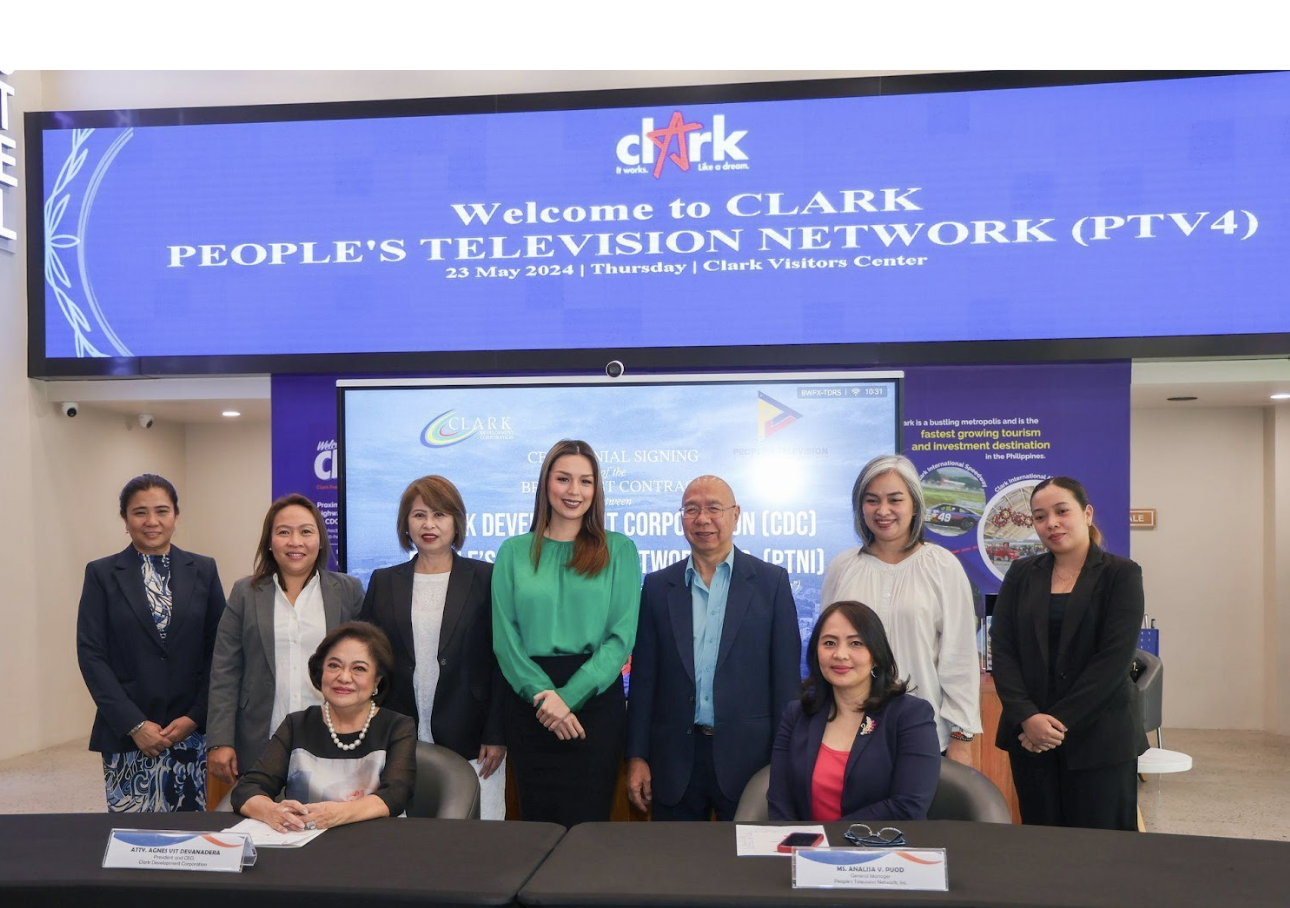CDC, PTV ink partnership to boost Clark’s development - PTV News