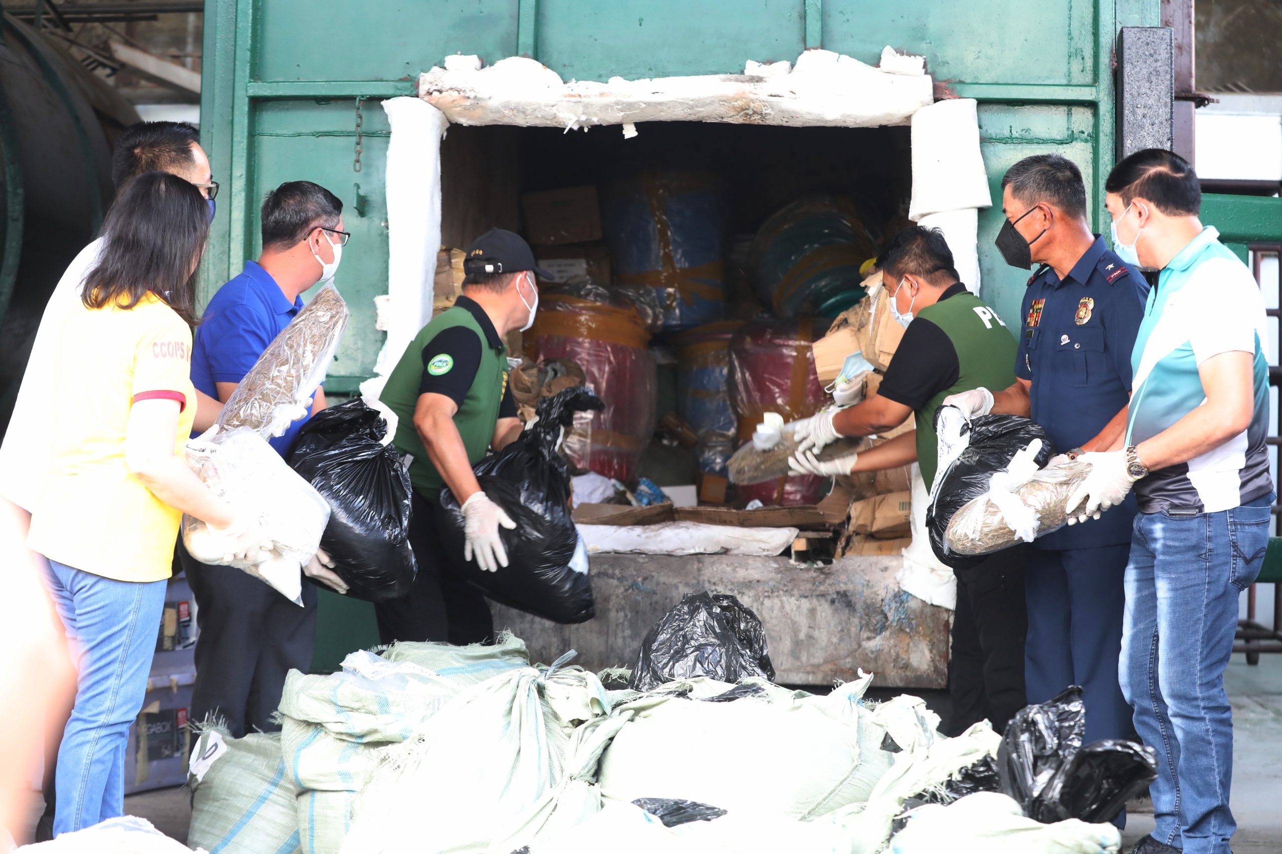 PDEA destroys P9.1-B seized illegal drugs in Cavite - PTV News