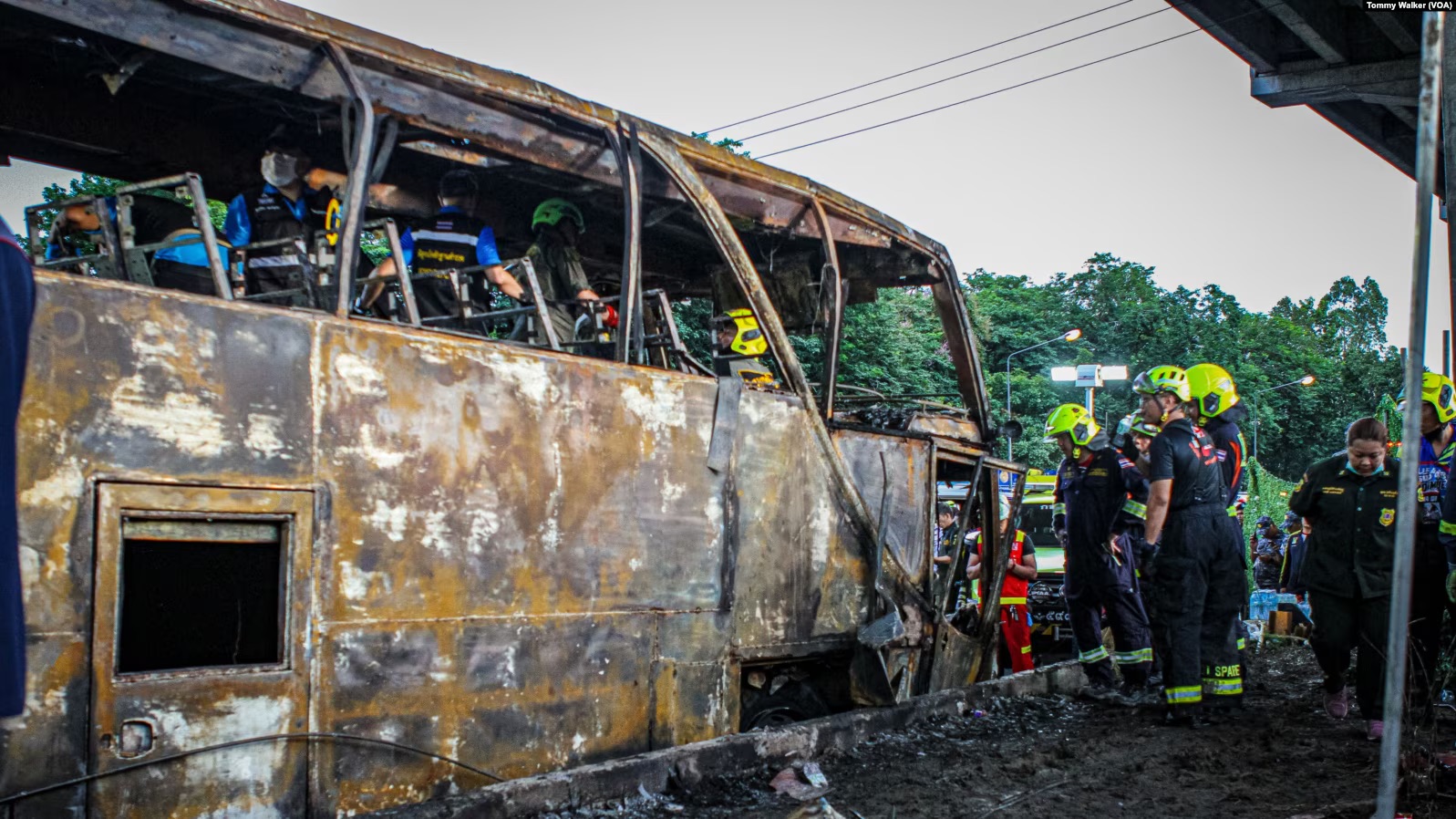 More than 20 killed in fiery school bus crash in Thailand - PTV News