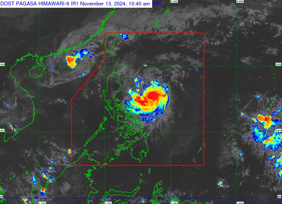 PAGASA raises Wind Signal No. 2 as ‘Ofel’ now a typhoon - PTV News